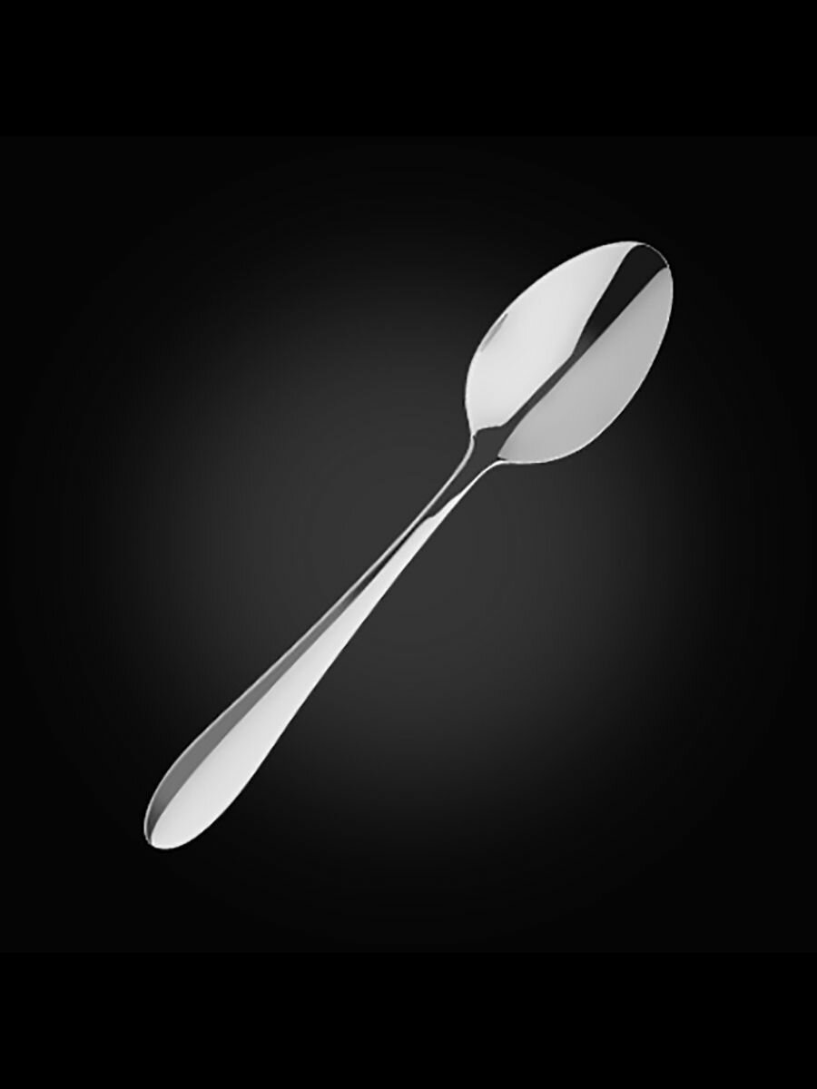 Набор ложек десертных 6 шт Luxstahl Cremona, нержавеющая сталь, 17,9 см