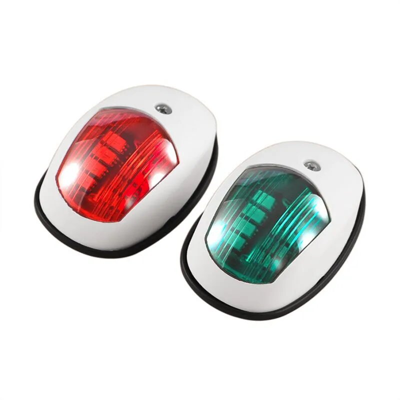 Side Marker Light 10V-30V 2Pcs/Set White for Boats Yacht Marine Navigation Lights — фото 1