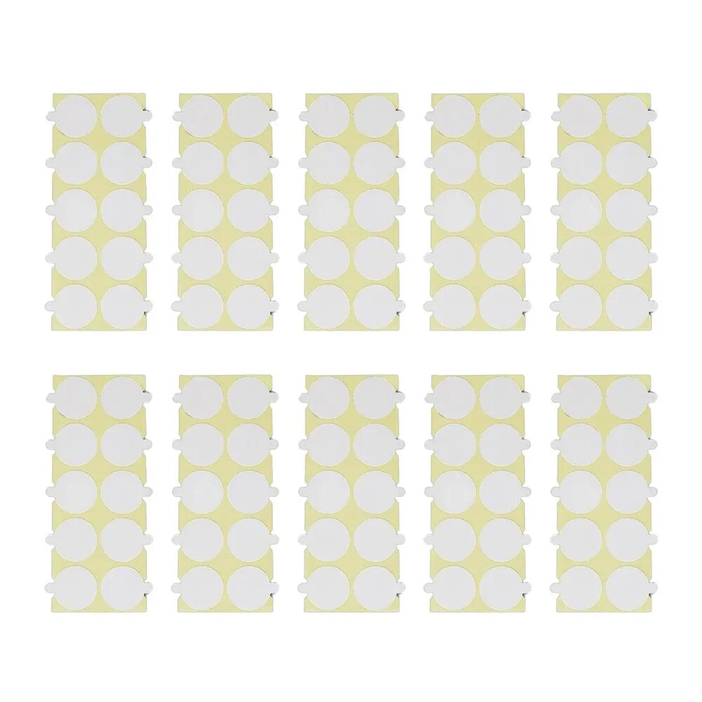 Штамп декоративный, Двусторонние наклейки для восковых печатей, 10 листов 100 шт