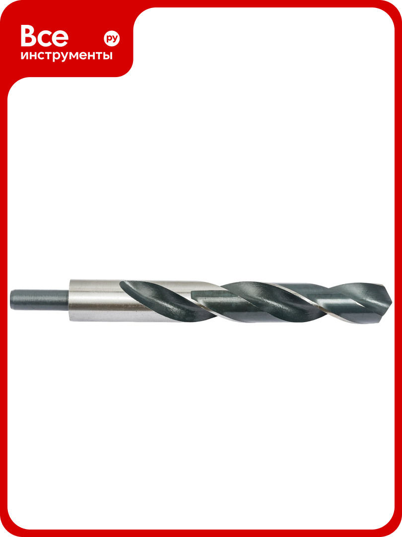 Сверло по металлу TORGWIN T930138, спиральное HSS, цилиндрический хвостовик, диаметр 26 мм, длина 205 мм, одна штука