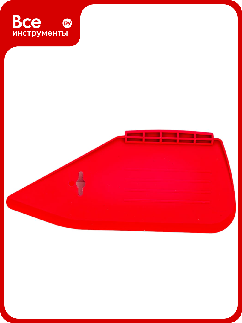 Обойный шпатель USP пластик 06900, пластиковая рукоять, лезвие без зубцов, универсальное применение для наклейки обоев