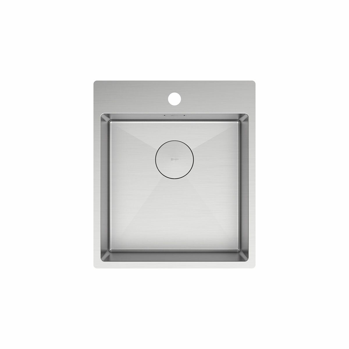 Кухонная мойка Lemark JANGA 440 прямоугольная из нержавеющей стали цвет: Сталь