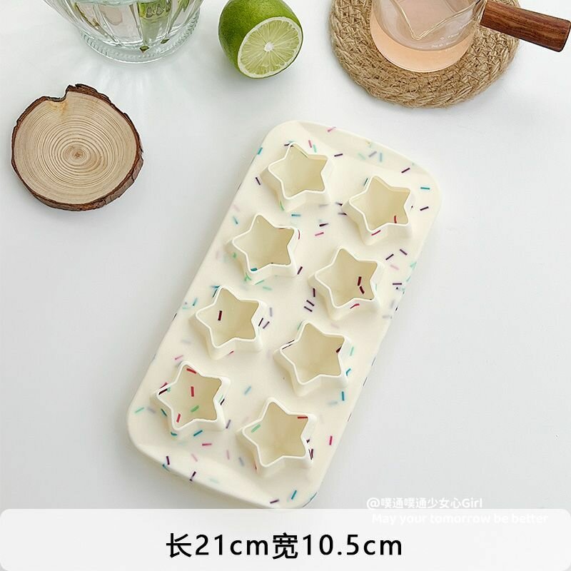 Силиконовая форма для льда в форме сердца, пресс-тип, креативные кубики льда, инструмент для приготовления льда в домашнем холодильнике, пищевая форма для желе