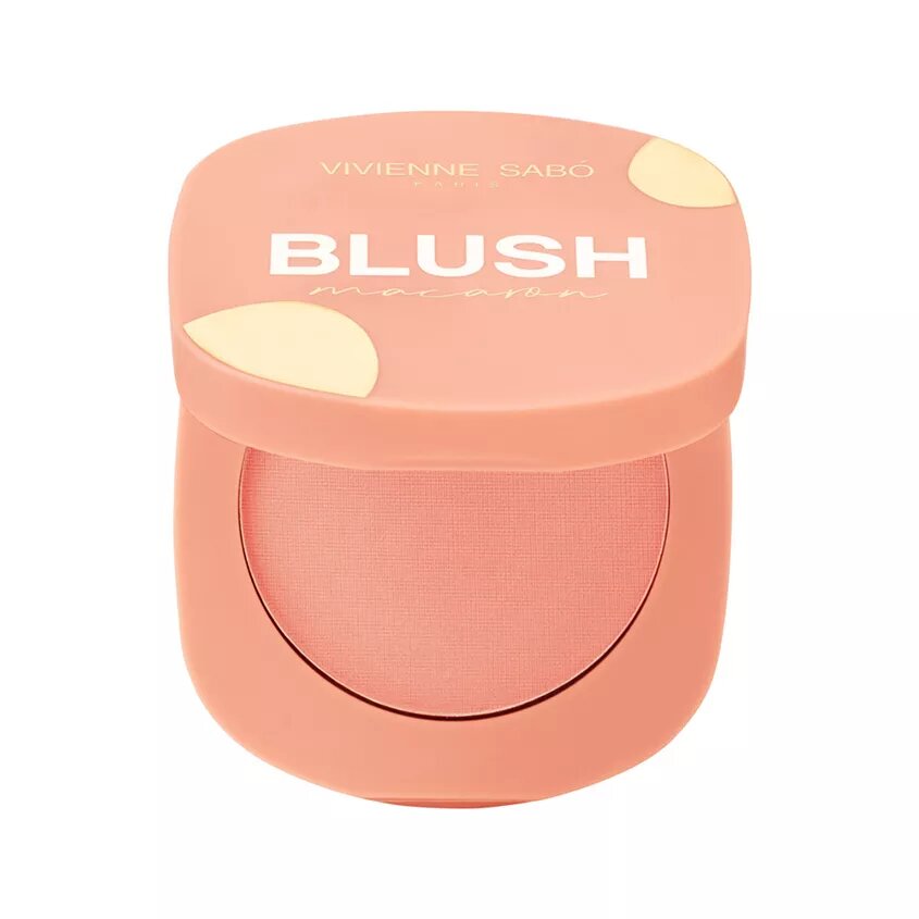 Румяна для лица VIVIENNE SABO MACARON матовые тон 01 Персиковый