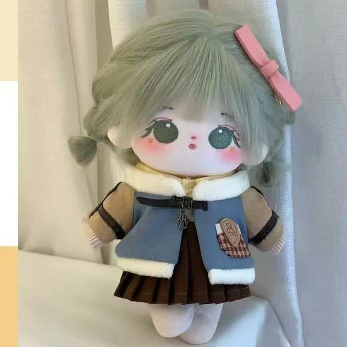 В наличии хлопковая кукла 20 см с каркасом, обнаженная кукла, подарок, игрушка для переодевания, милый аутентичный подарок для лучшего друга