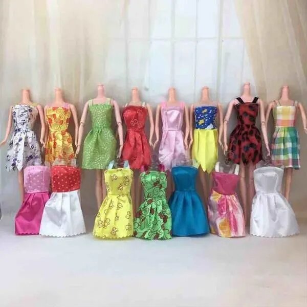 Одежда для куклы Барби 30 см, костюм для девочек, сменный наряд для игры в переодевание---5 предмет одежды, цвет выбирается случайным образом