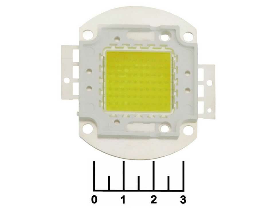Светодиод LED 70W белый 6000K 33-35V 2450mA 6000-7000lm