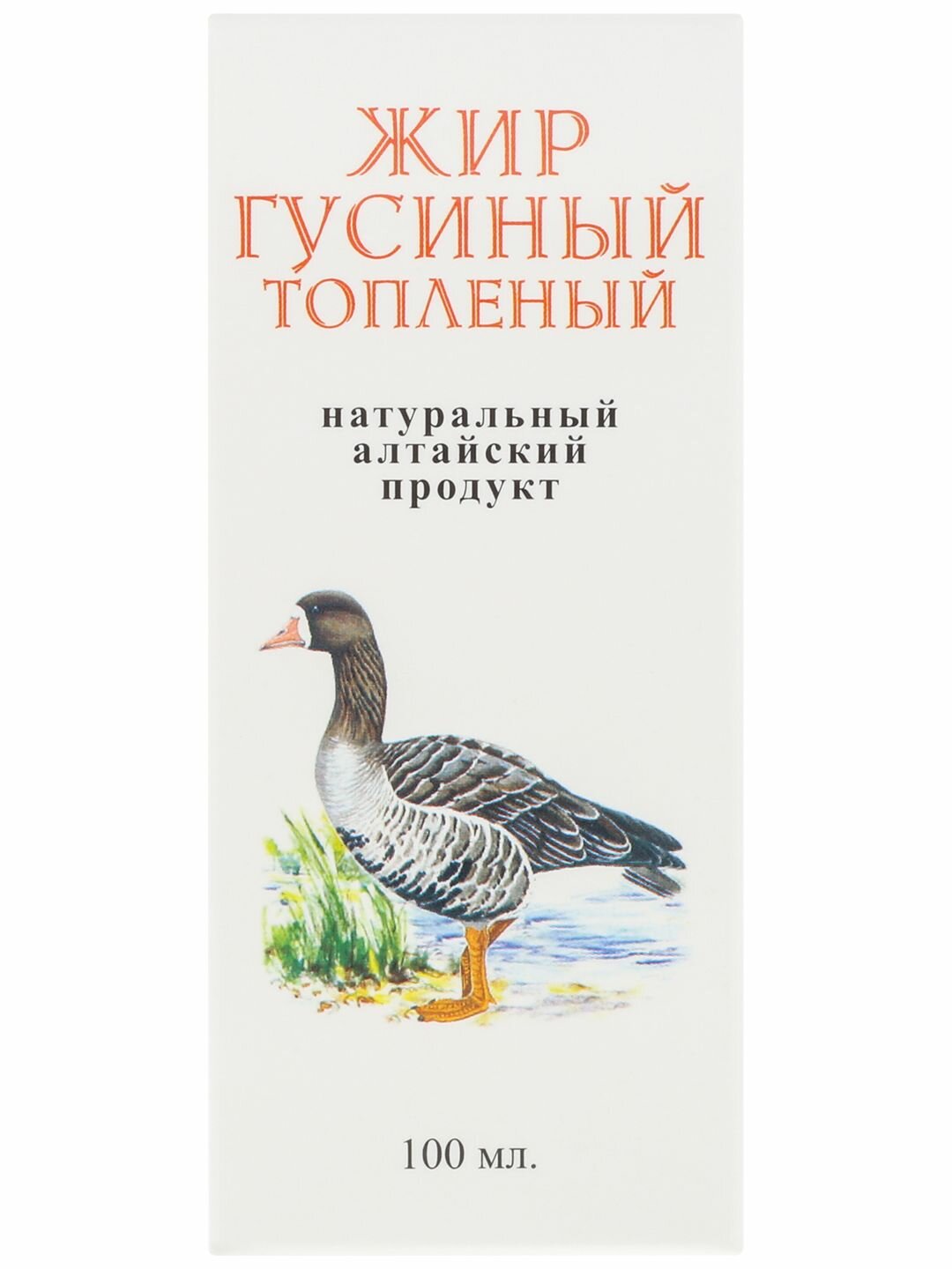 Жир Гусиный Натуральный Топленый, 100 мл - "Лиатон" / от Кашля