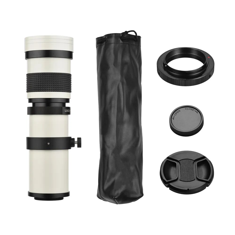 Объектив Super Telephoto 420-800mm F/8.3-16 белый объектив для камеры — фото 1