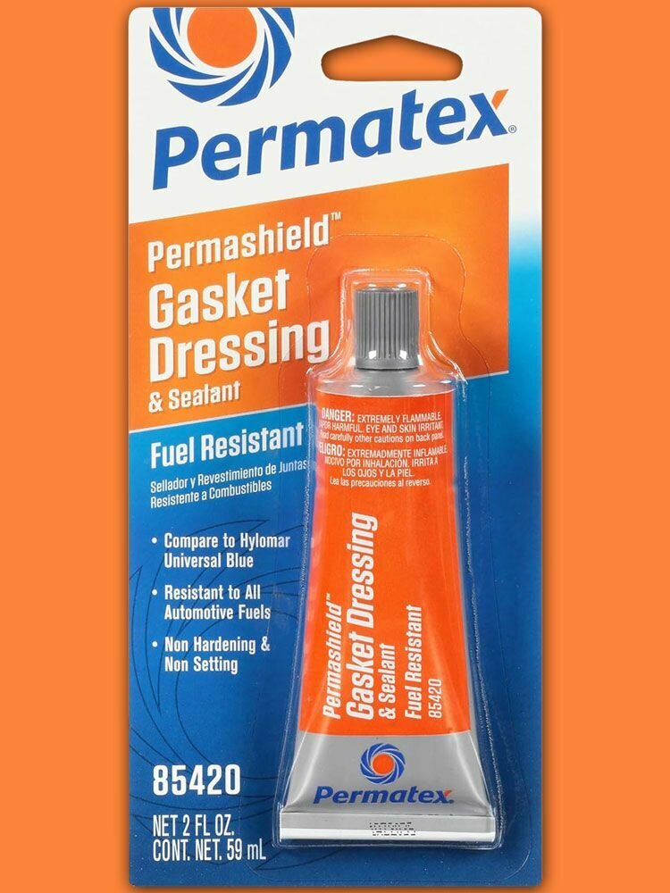 Бензостойкий Герметик - Усилитель Прокладок 59 мл. PERMATEX 85420
