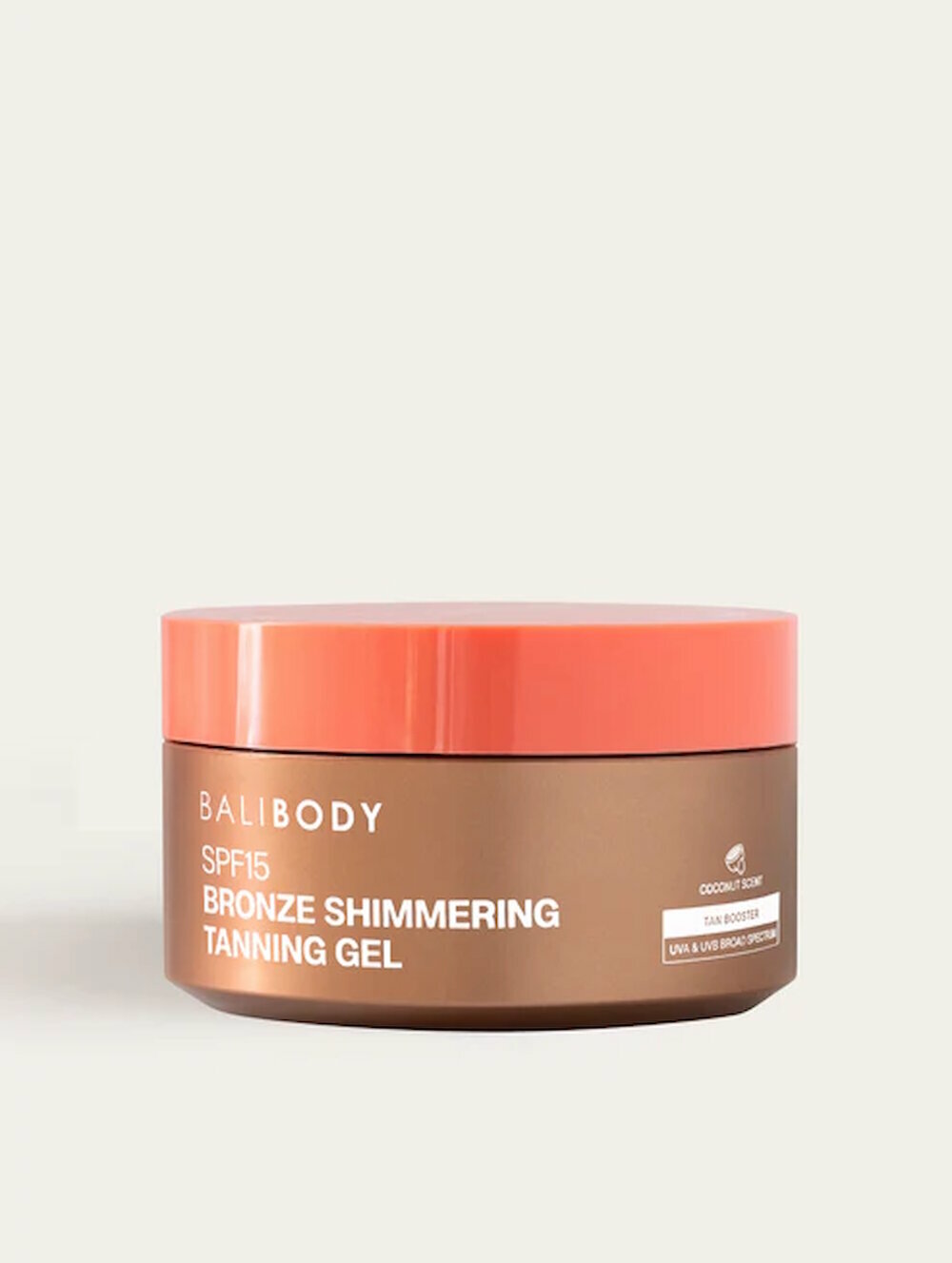 Гель для загара с шиммером Balibody Shimmering Tanning Gel SPF15, 150 г.