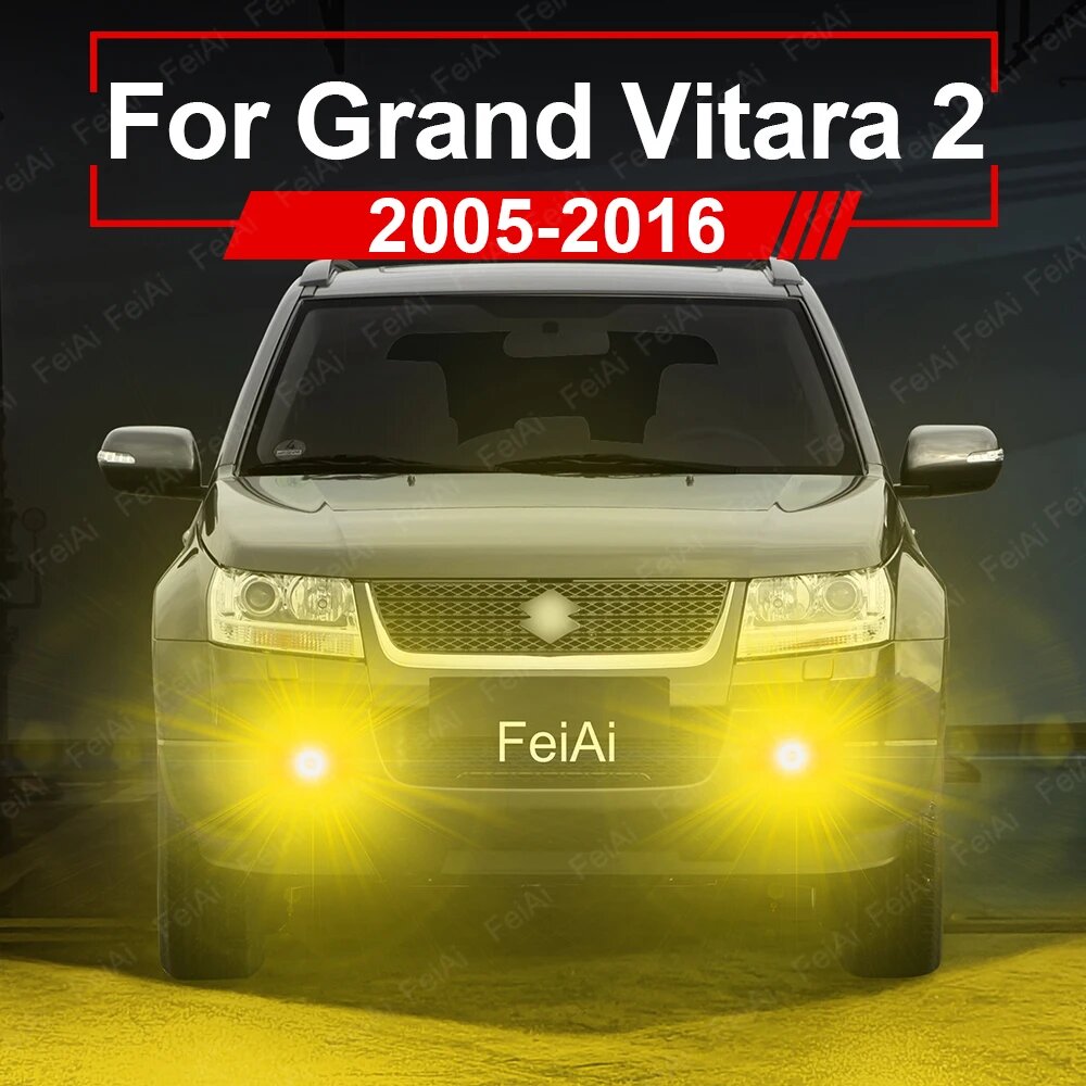 Для Suzuki Grand Vitara 2 светодиодные противотуманные фары передняя противотуманная Lemon Green