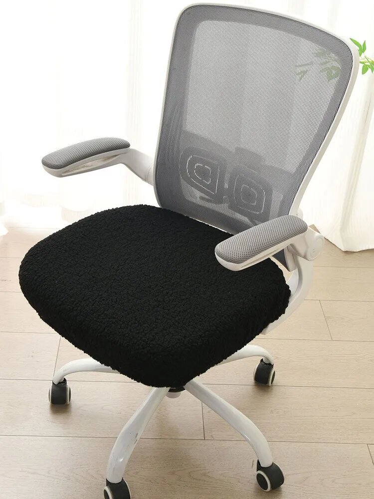 Чехол на мебель, для стула, угловой, микрофибра, голубой, 52х45 см