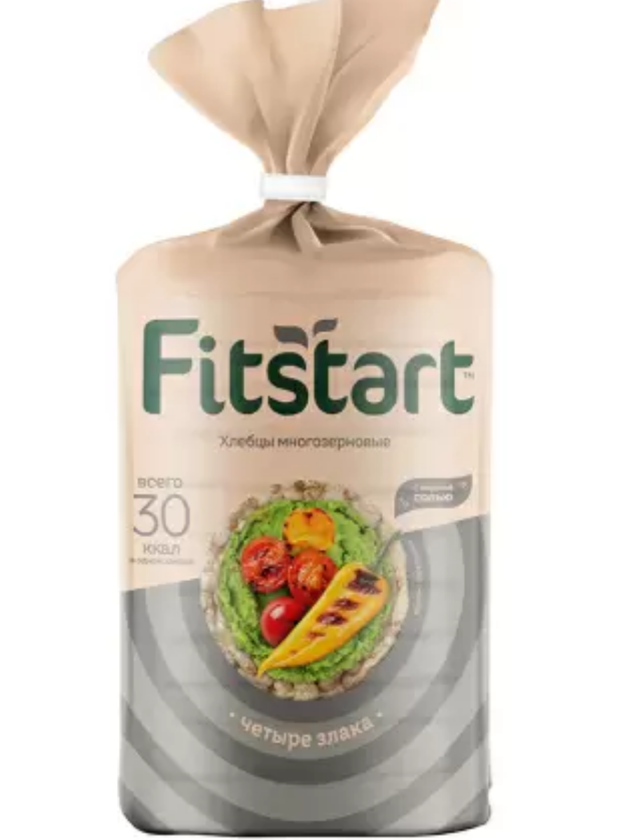 Хлебцы мультизерновые Fitstart четыре злака 90 г