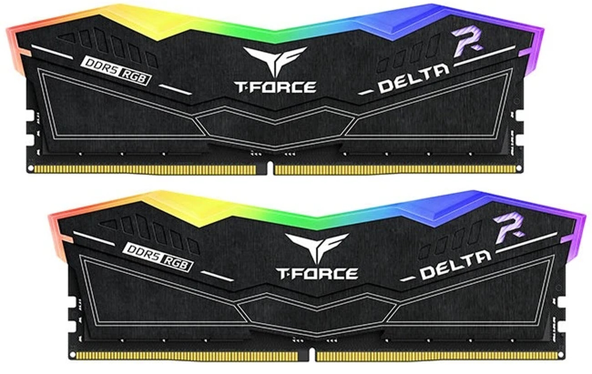 Модуль памяти DIMM DDR5 64Gb, 6400Mhz, 2x32GB, Team Group T-FORCE DELTA RGB (FF3D564G6400HC40BDC01)
