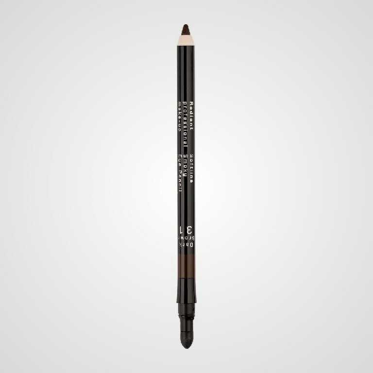 Карандаш для глаз водостойкий тон 31 Коричневый смоки RADIANT MAKE-UP SOFT LINE WATERPROOF SMOKY EYES PENCIL No 31 - DARK BROWN Карандаш 1,2 гр