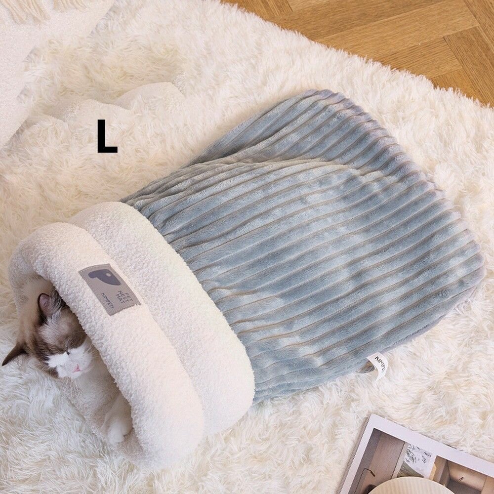 Спальный мешок для домашних животных, зимнее кошачье гнездо