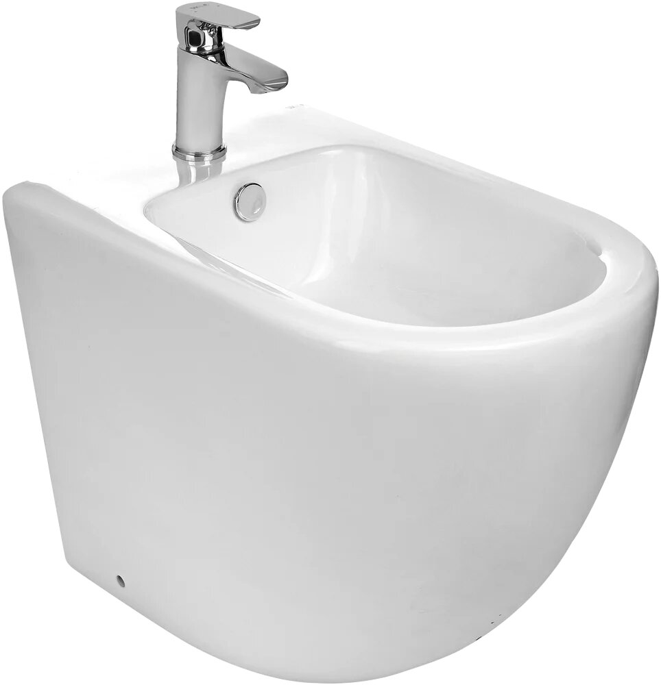 Биде напольное Weltwasser WW Merzbach 003 GL-WT глянцевое белое