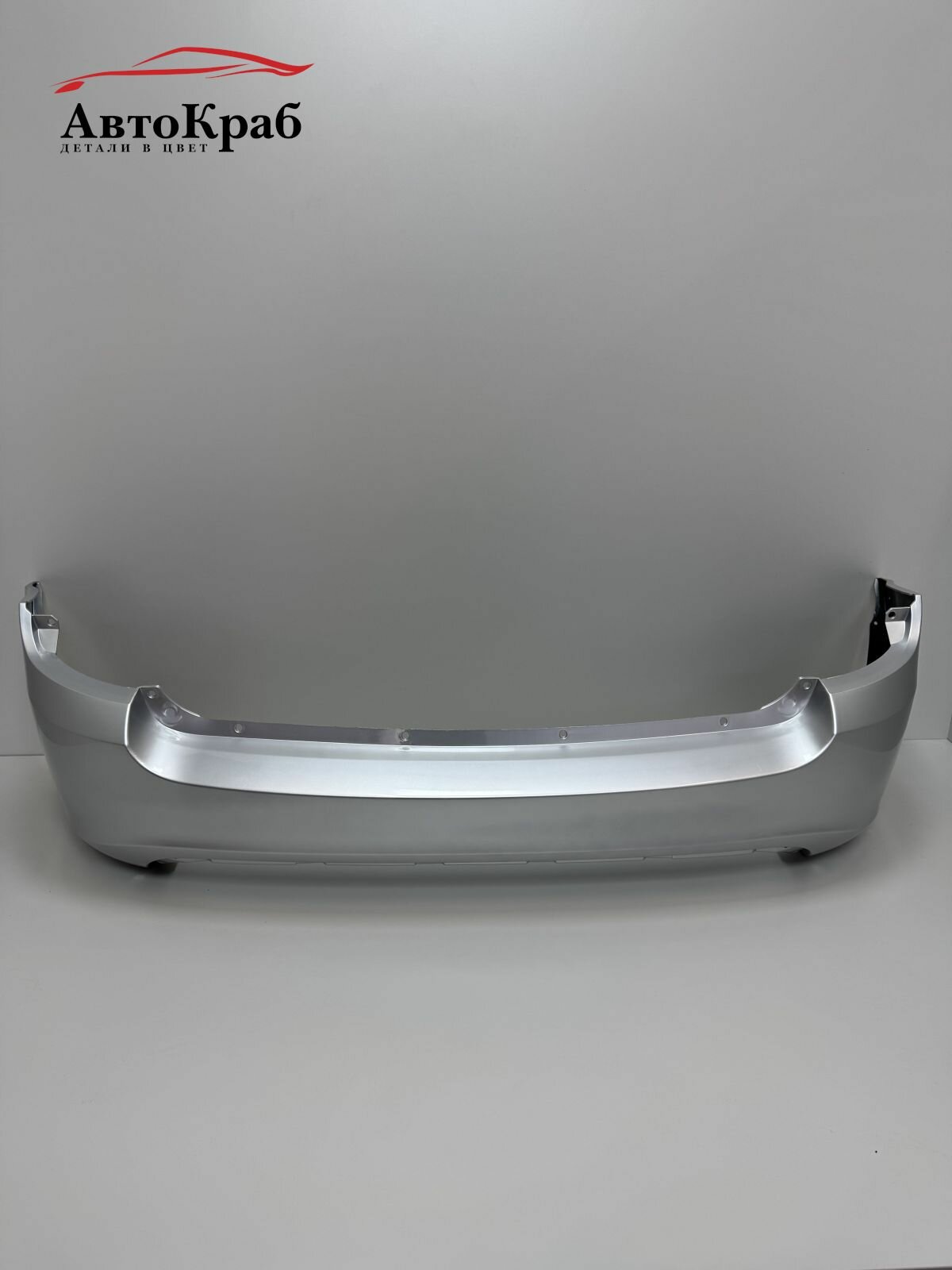 Бампер задний для Лада Калина кросс 2194 2014 - 2018 г. Гранта кросс 2018 - 2026 г. 691 - платина, серебристый