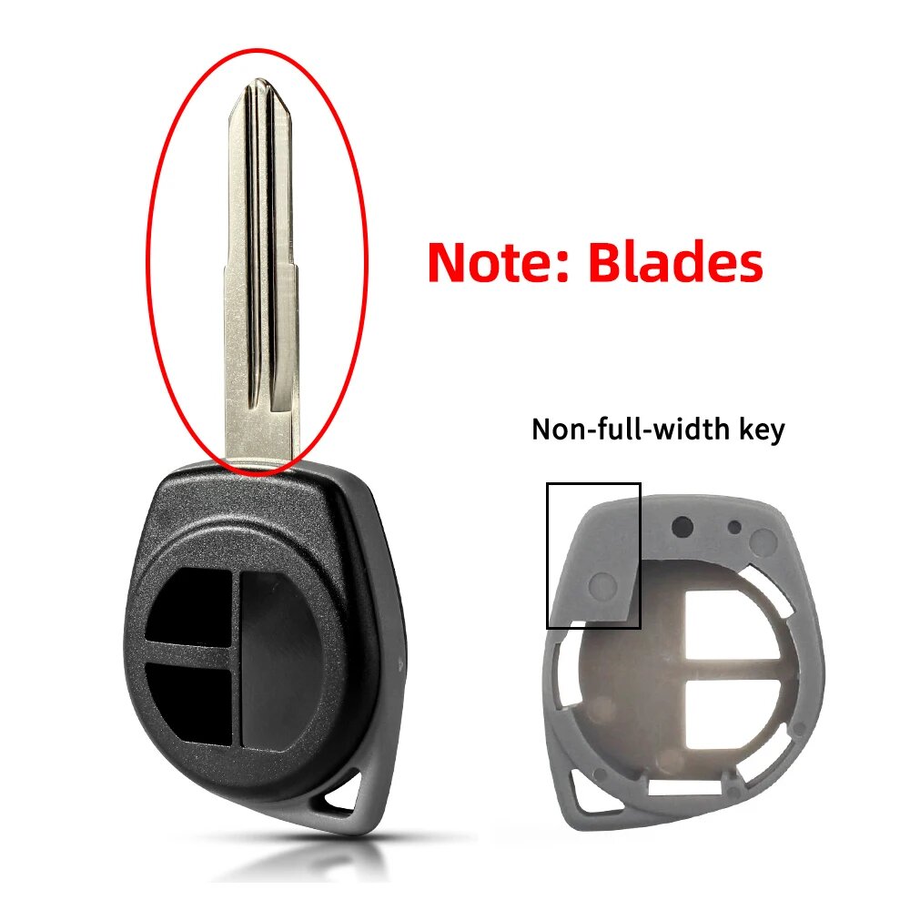 KEYYOU 2-кнопочный автомобильный ключ, большой корпус, авто чехол для Suzuki Alivio No Full SZ11R