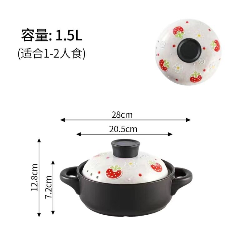 Керамический глиняный горшок для открытого огня, высокотемпературный, без покрытия, для домашнего использования, сухого горения, не трескающийся, устойчивый к высоким температурам, каменный горшок, керамический горшок, глиняный горшок