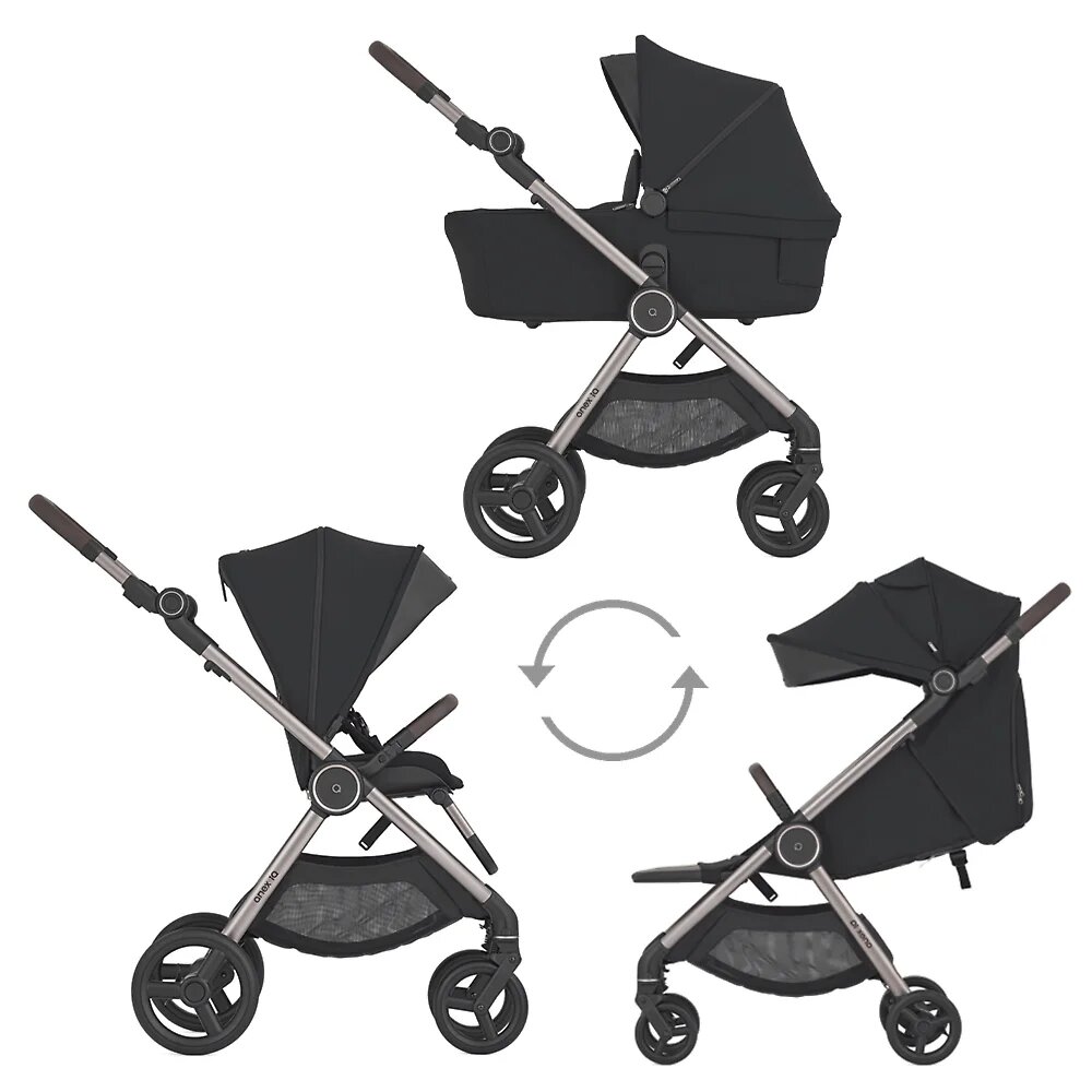 Коляска-трансформер Anex IQ Premium, цвет Starless (Смоляной), артикул производителя iQ-25