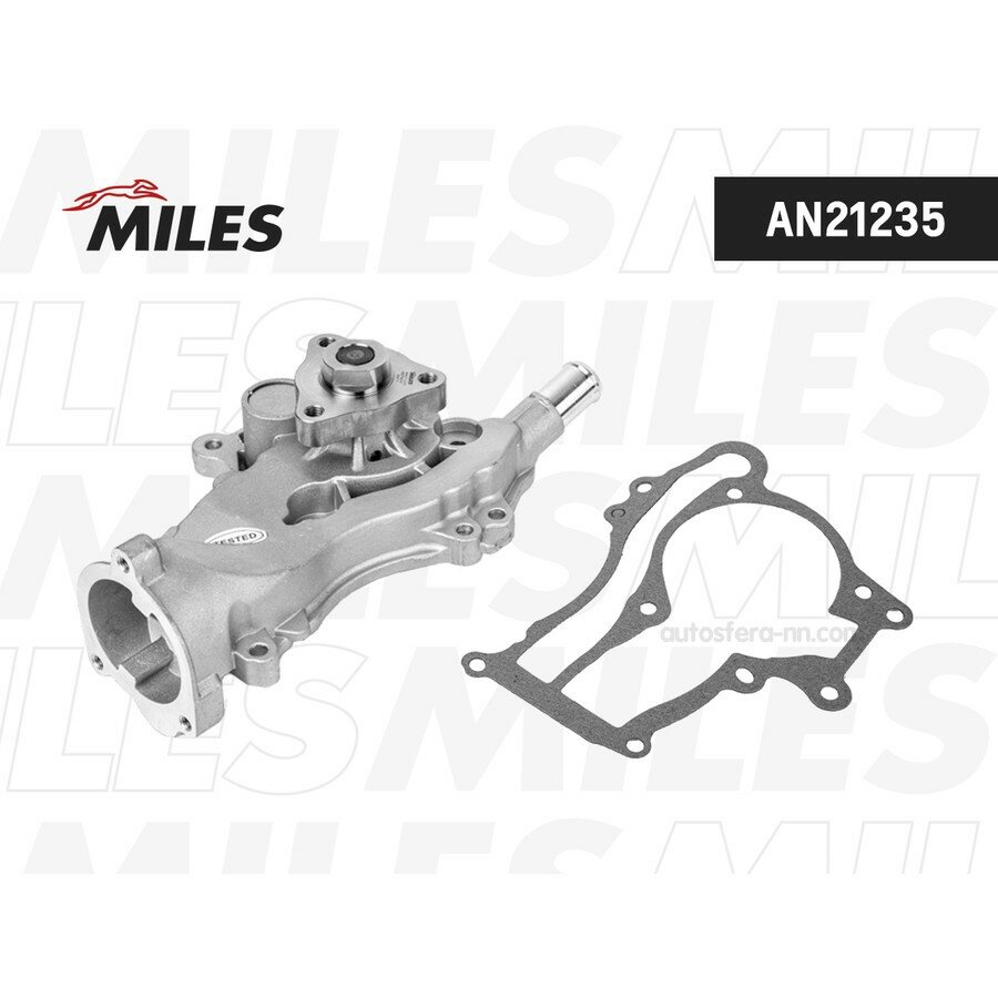 MILES AN21235 Насос водяной OPEL ASTRA J/CORSA D/MERIVA B 1.2/1.4 (DOLZ O267) AN21235