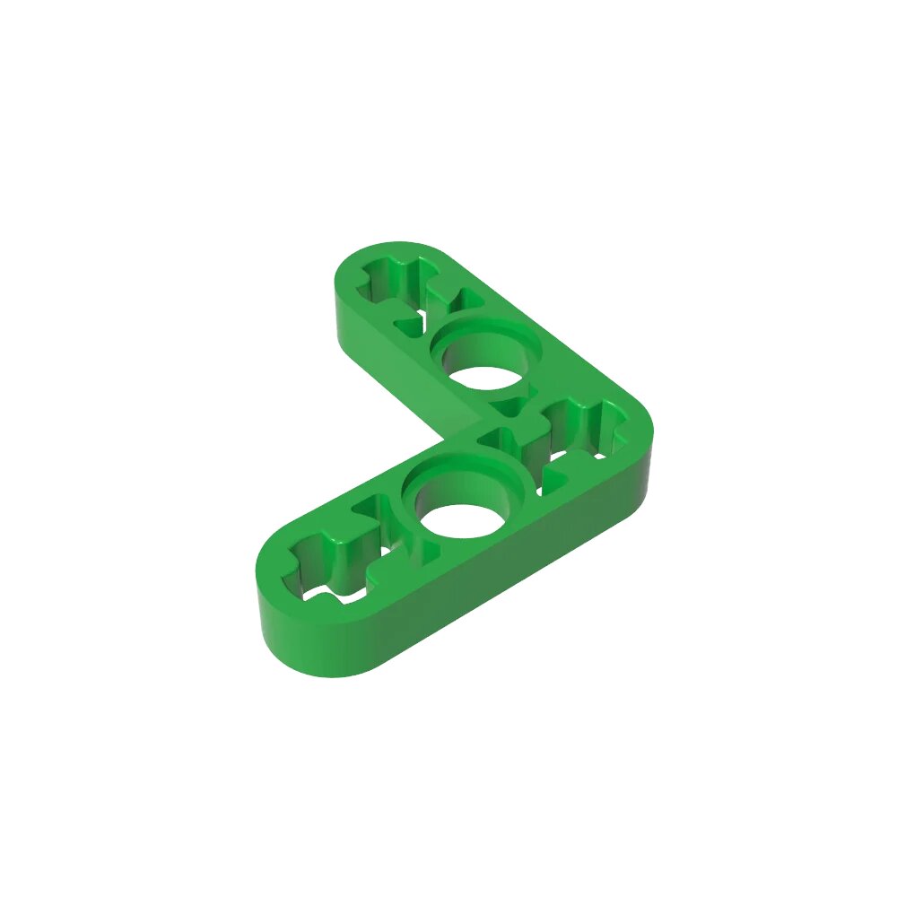 Gobricks Technic Liftarm Зеленый 3x3, Цвет: 043