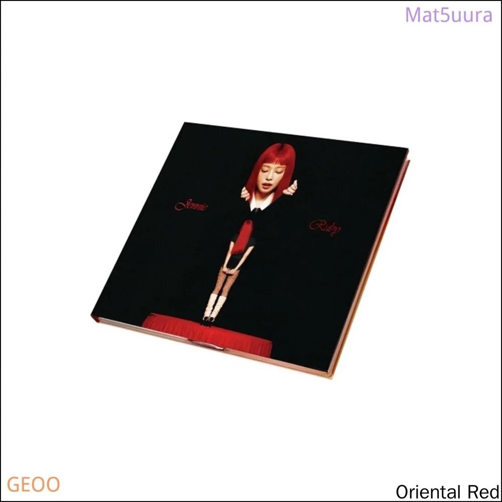 BLACKPINK JENNIE альбом Ruby The Studio Album CD, диджипак, фотобук, случайные фотокарты