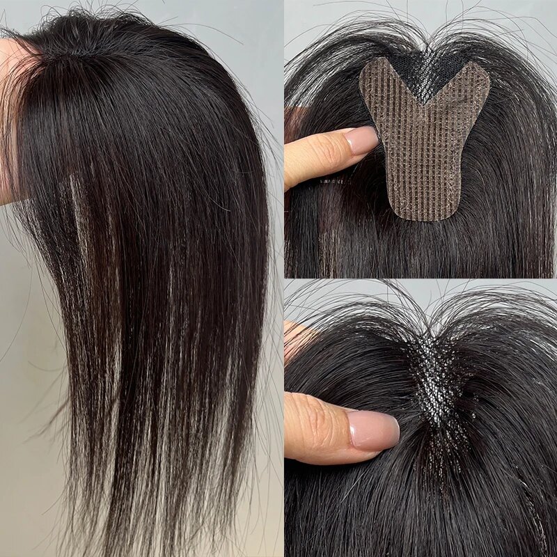 Накладная прядь MinselHair из индийских волос 1B 1B No Bangs