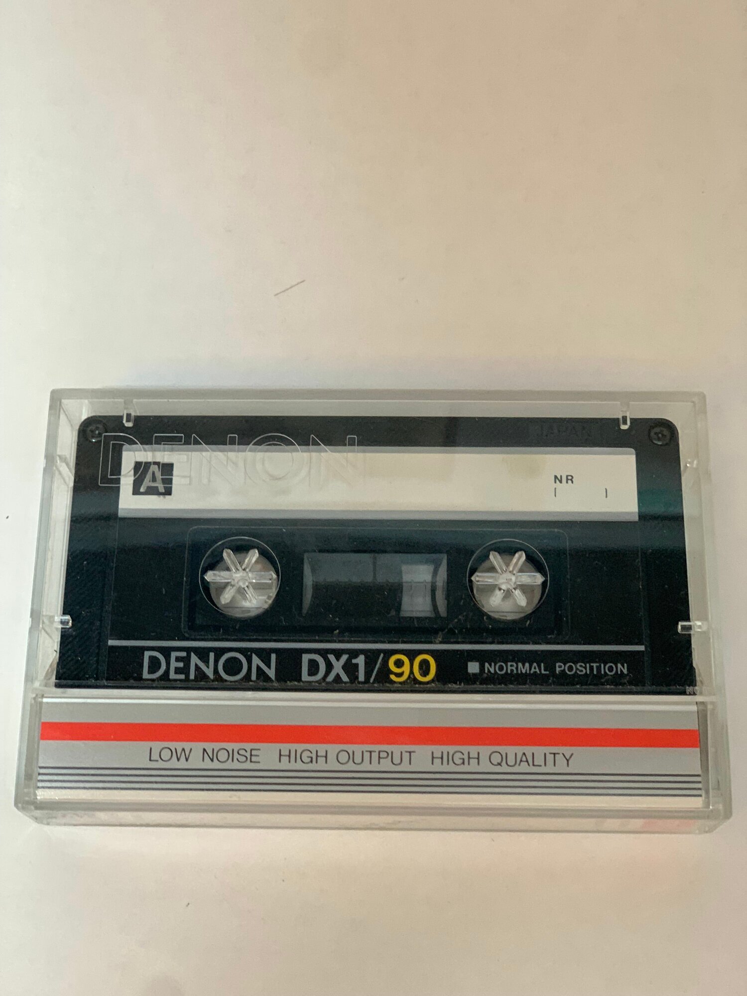 Аудиокассета Denon DX1-90 премиальная Type I аудиокассета made in JAPAN
