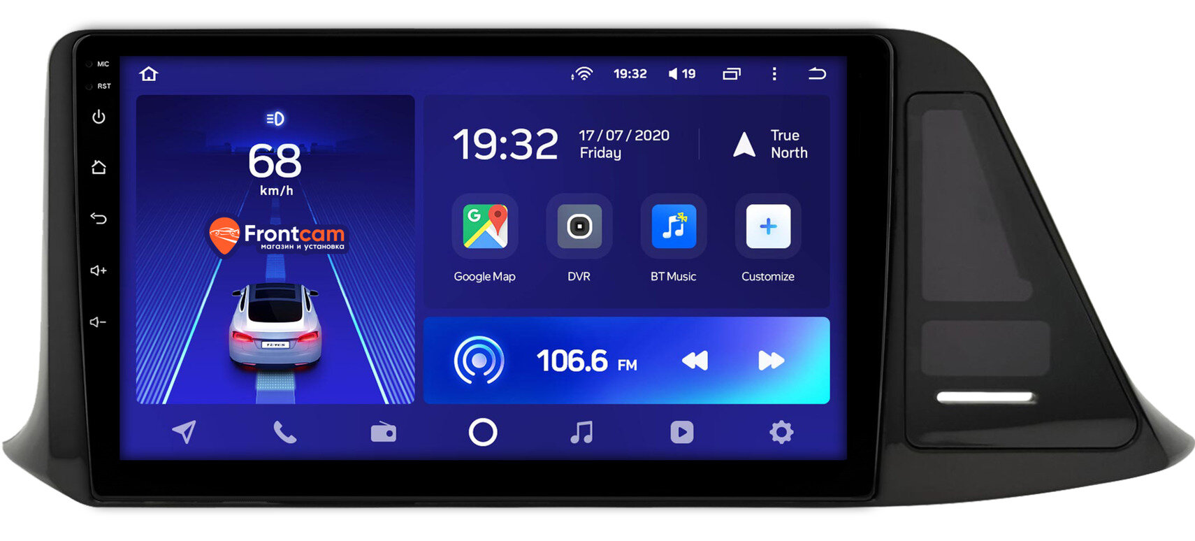 Штатная магнитола Toyota C-HR, Izoa 2018-2024 (левый руль) (комплектации с магнитолой 100x200mm) Teyes CC2L PLUS 2/32 9" RM-9-2033 Android 8.1 (DSP, I