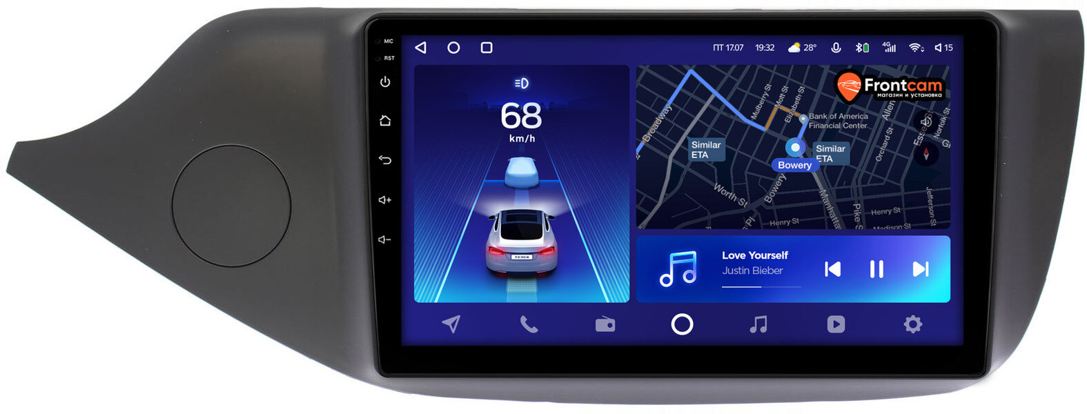 Штатная магнитола Kia Ceed 2 2012-2018 (матовая) Teyes CC2 PLUS 6/128 9" RM-9098 Android 10 (4G-SIM, DSP, QLed)