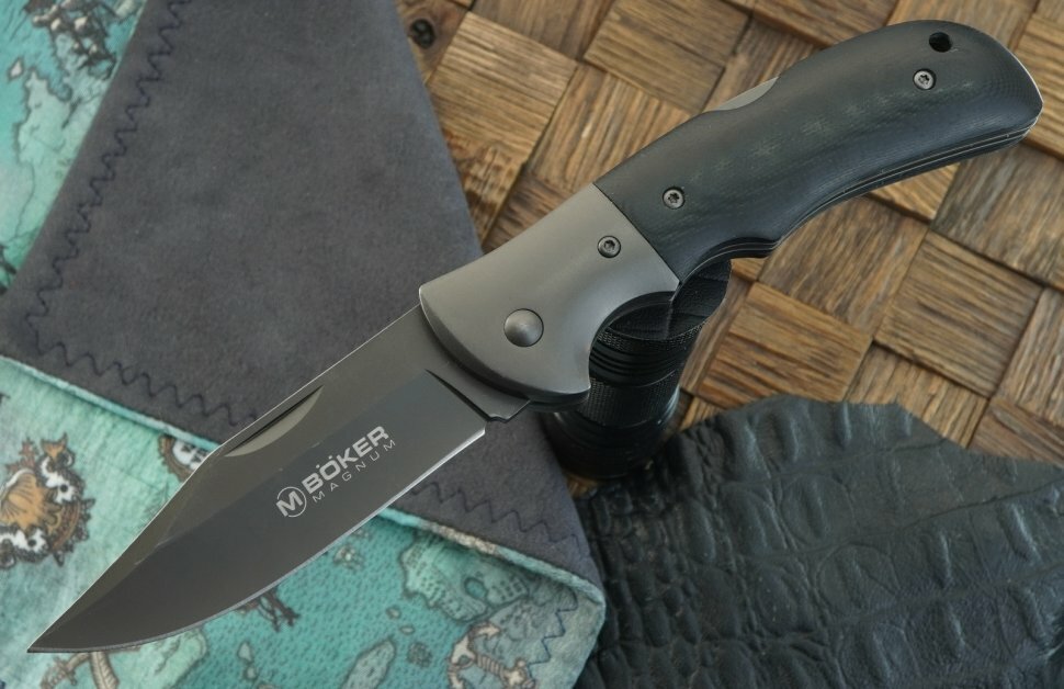 Складной нож Boker Magnum Gray Eminence, сталь 440A