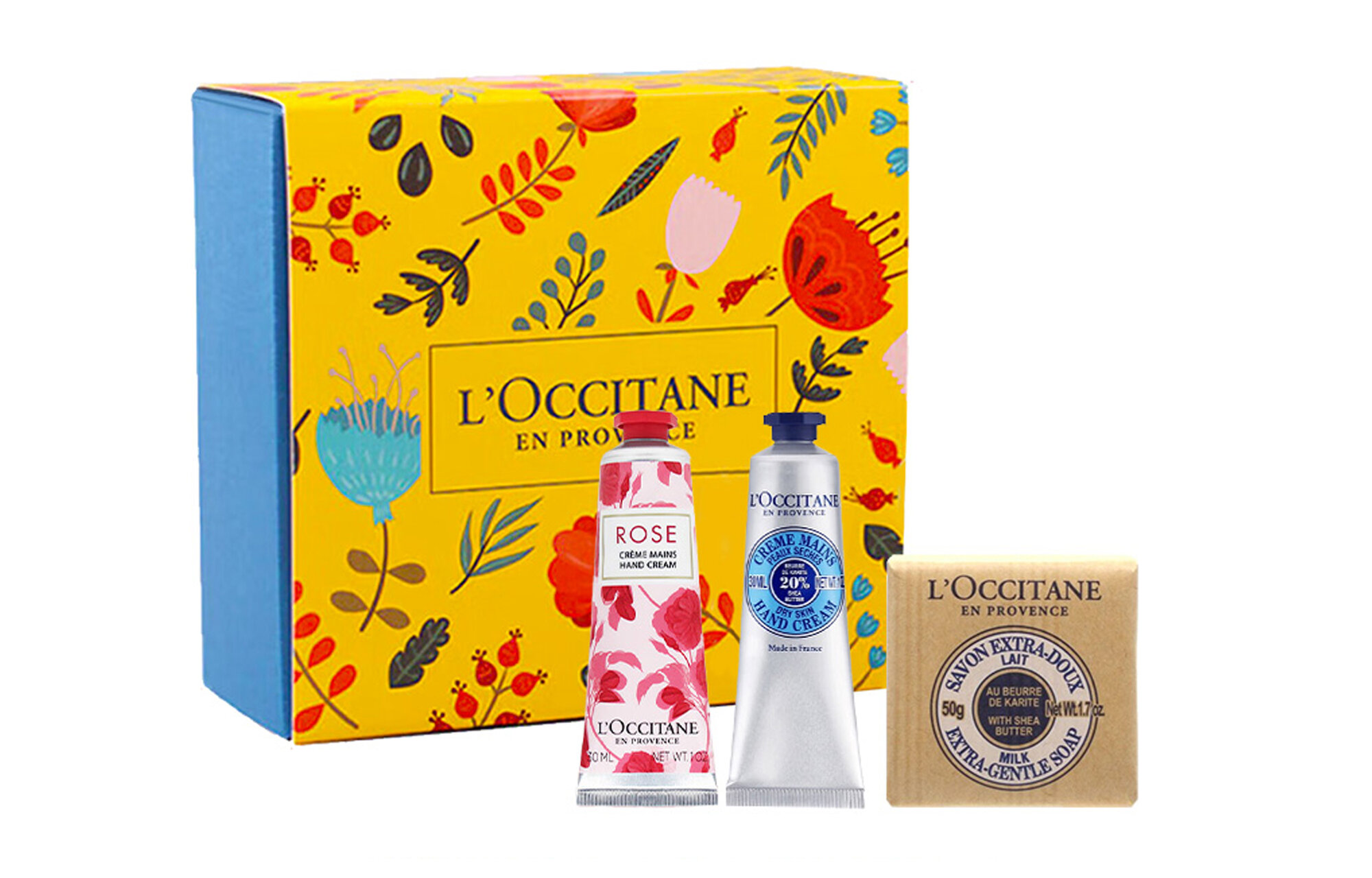 Набор уход за руками и телом Унисекс L'OCCITANE 5721142 Роза, три предмета