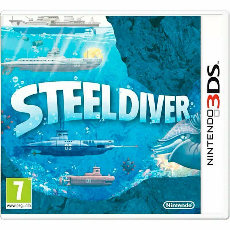 Игра на картридже Steel Diver для Nintendo 3DS, полностью на английском языке