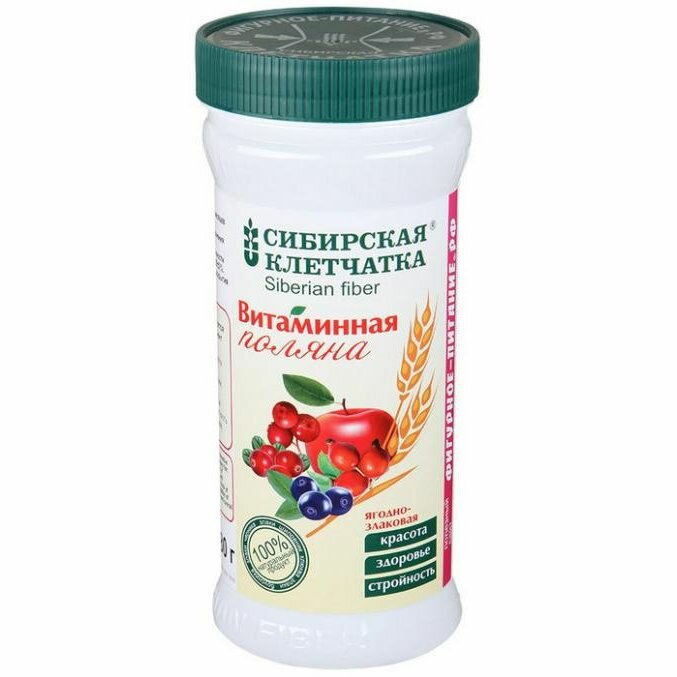 Травяной сбор Сибирская клетчатка клетчатка сибирская витаминная поляна, 280 гр