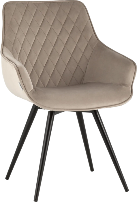 Стул Stool Group Сеул велюр серо-бежевый