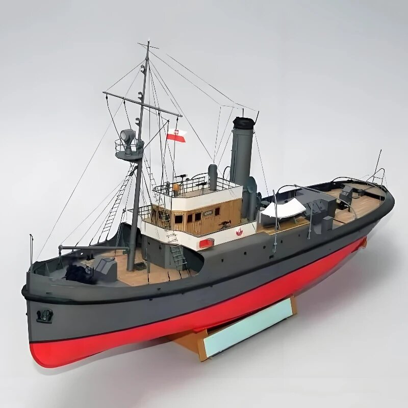 Бумажная модель польского буксира Дракон AT 99 MODEL 1/100