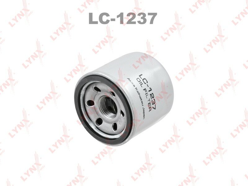 Фильтр масляный LYNX AUTO LC-1237 Infinity Ex37, Fx35-50, G37, M37, Kia Carens 1.6-1.8 02->, Rio 1.3-1.5 00-05, Shuma 1.5-1.8 97-04, Mazda 2 1.3-1.6 07->, 3 1.6 03->, Nissan Almera N15 2.0 96-00