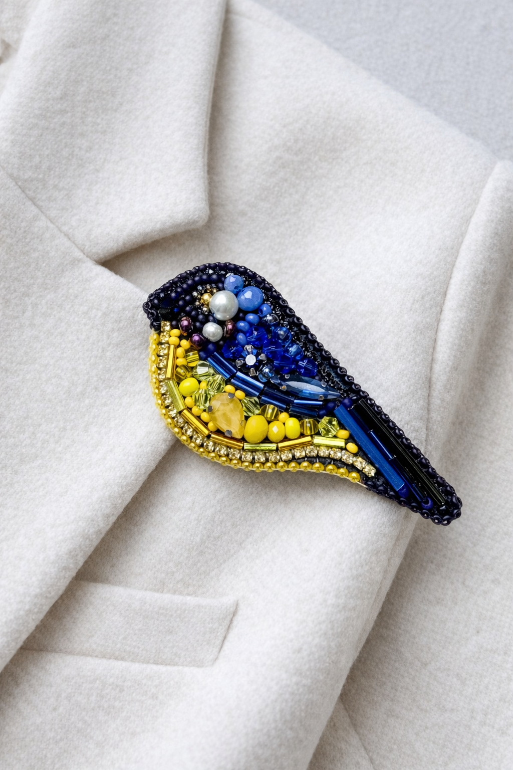 Брошь, кристалл, стразы