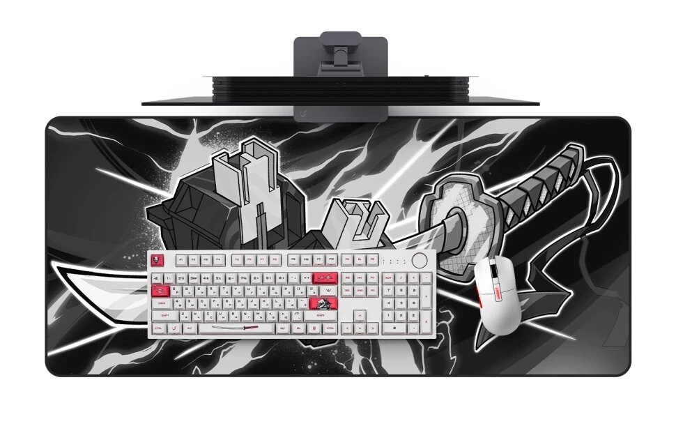 Коврик ARDOR GAMING GM-XL Katana Black&White (XL) разноцветный