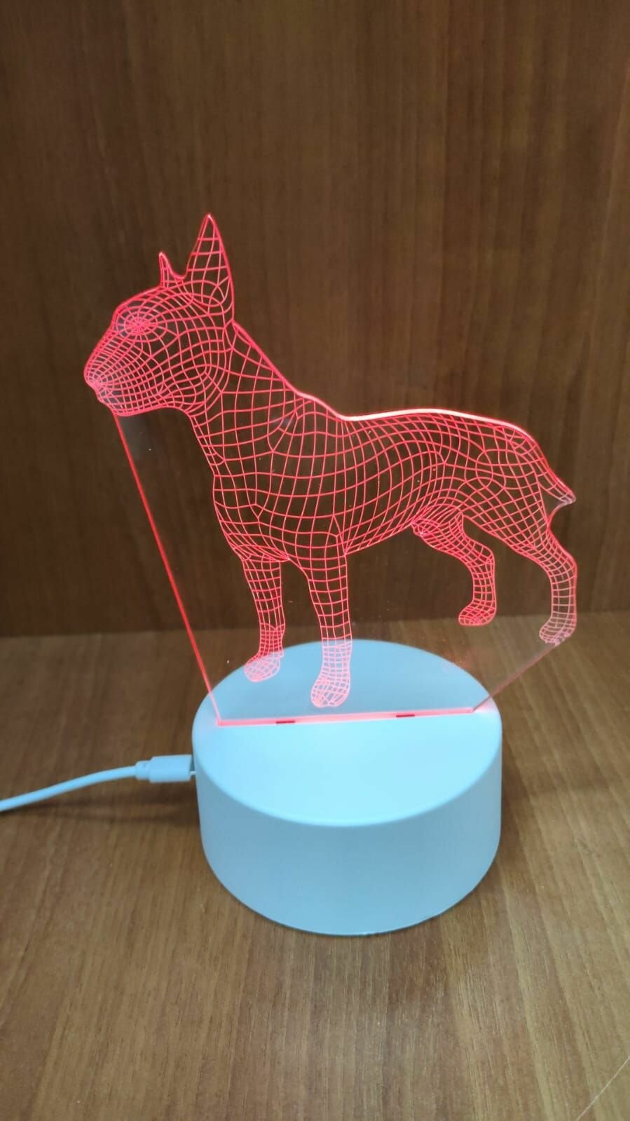 3D Светильник собака