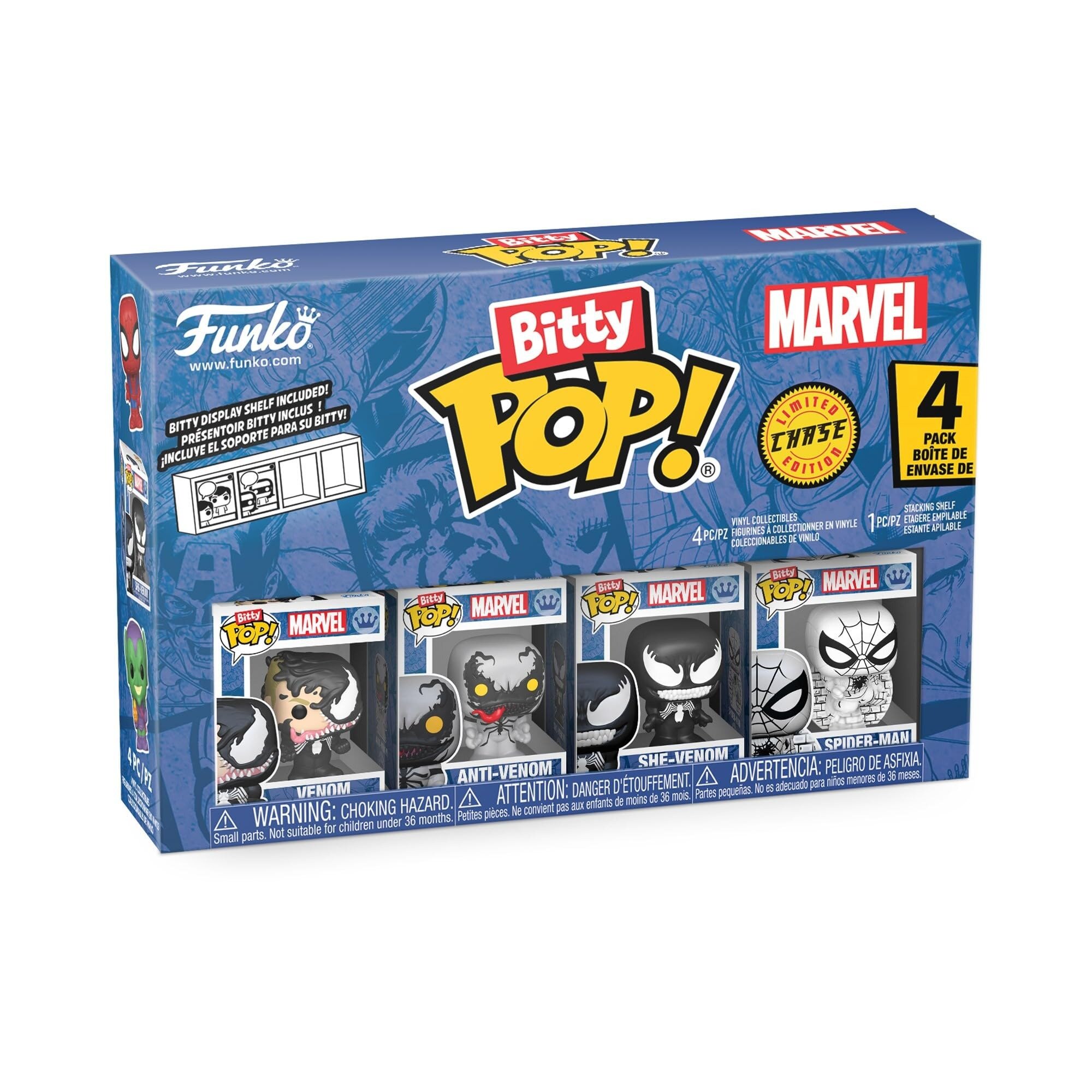 Набор фигурок Funko POP! Bitty Marvel Venom 85703 Веном, 4 шт