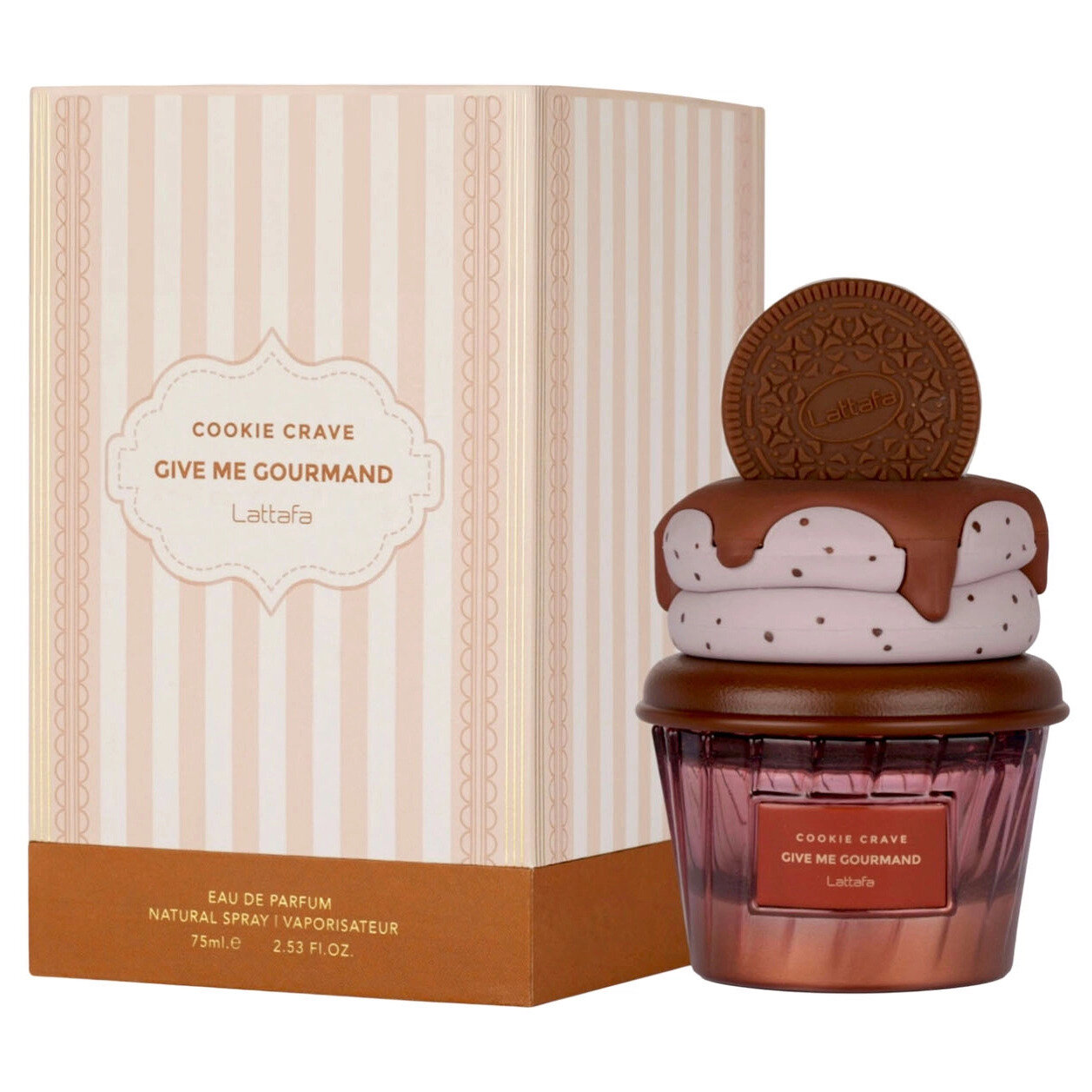 Парфюмерная вода Lattafa Perfumes Cookie Crave 75 мл женская / Латтафа Куки Крейв / Жажда печенья