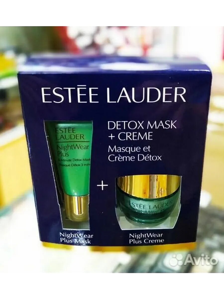 Набор для лица Estee Lаuder Detox mask + creme