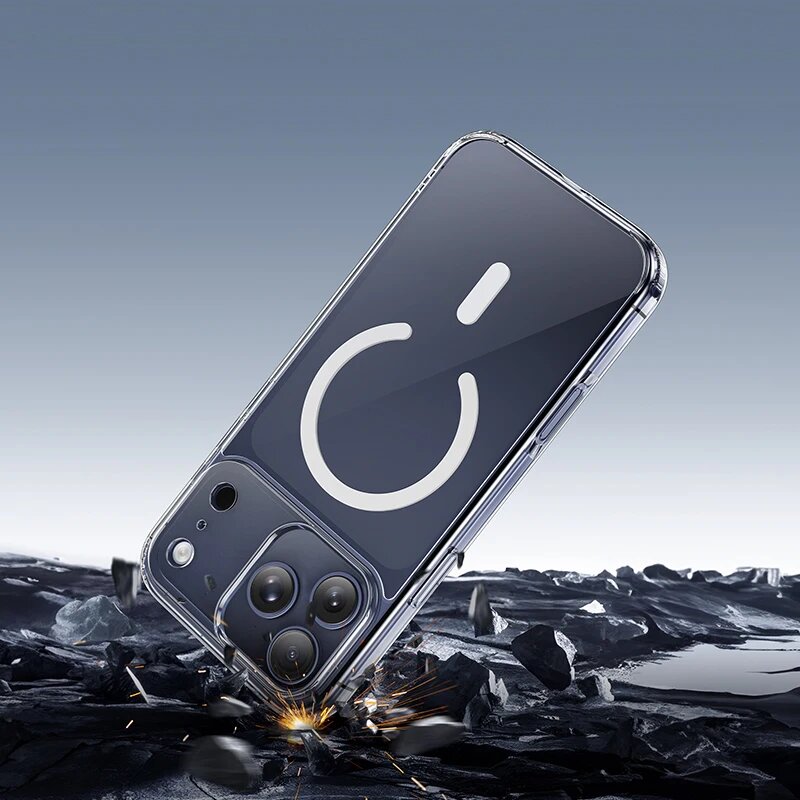 Чехол HOCO для iPhone 17 Pro Max, магнитный, подушка безопасности