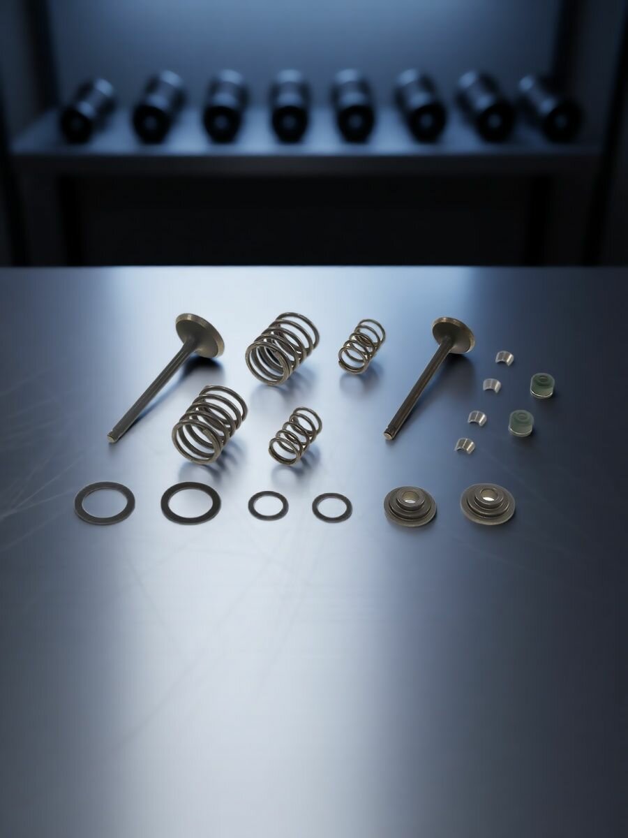 Клапана впуск+выпуск+ремкомплект, ALPHA 110, (152FMH) d-20/23