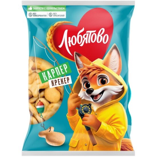 Крекер Любятово Витаминный 300 г