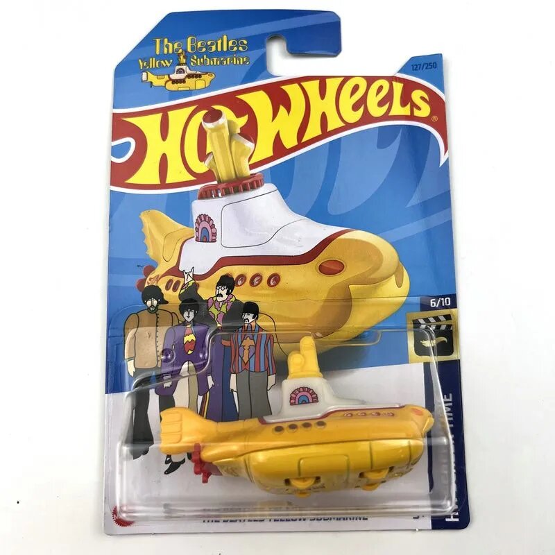 Машинка Mattel Hot Wheels 2023 C4982 The Beatles Yellow Submarine